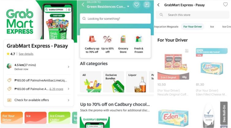 GrabMart Groceries For Your Rider - Iconic MNL