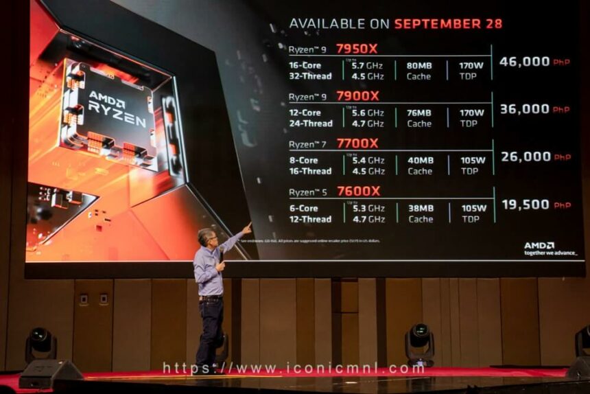 AMD Launches Ryzen 7000 Series Desktop Processors - Iconic MNL