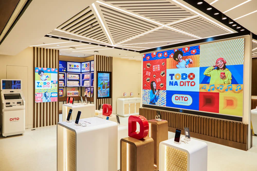 DITO opens its first flagship experience store at SM Megamall - Iconic MNL