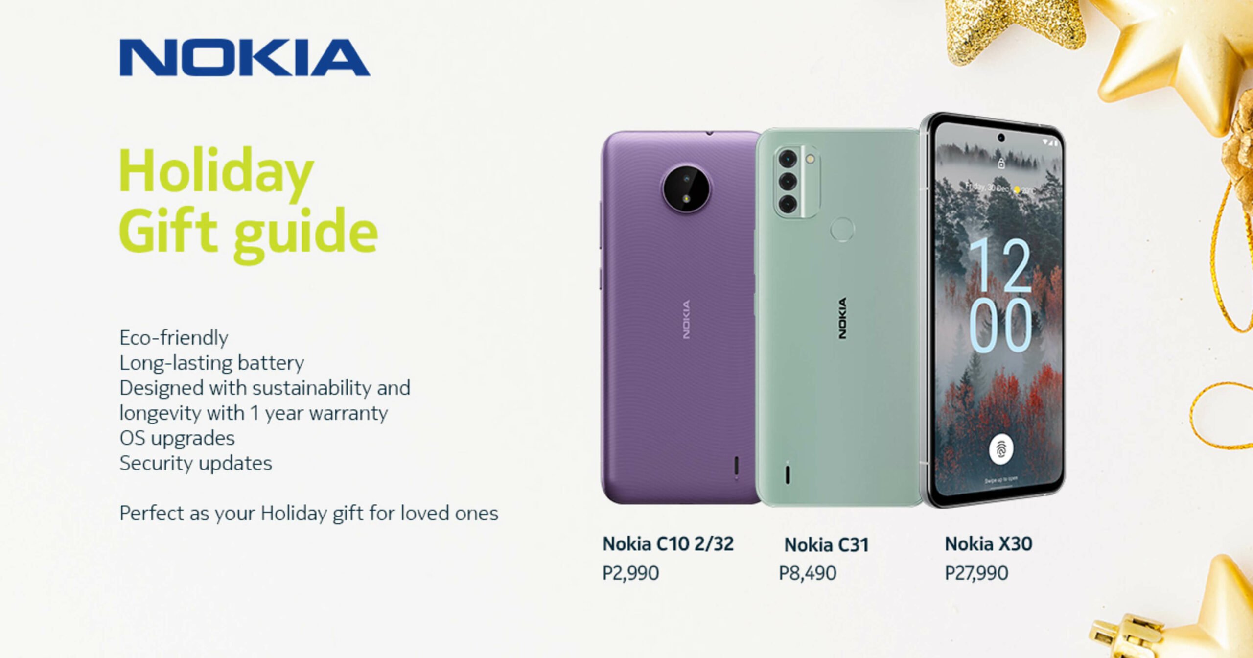 Check out these new Nokia phones for your last-minute holiday shopping ...