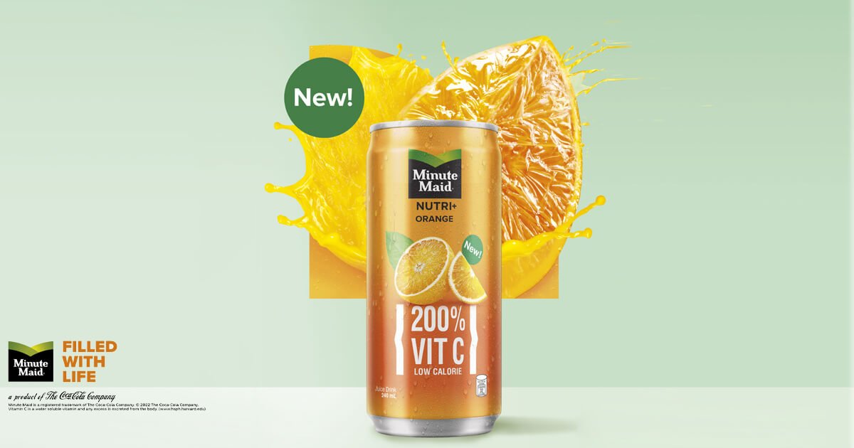 Coca-Cola Philippines introduces Minute Maid® Nutri+ with 200% Vitamin ...