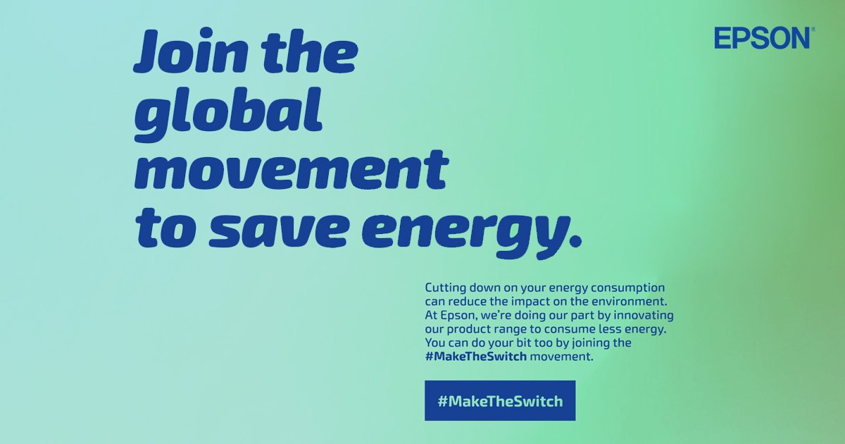 Epson launches global #MakeTheSwitch Campaign to encourage energy ...