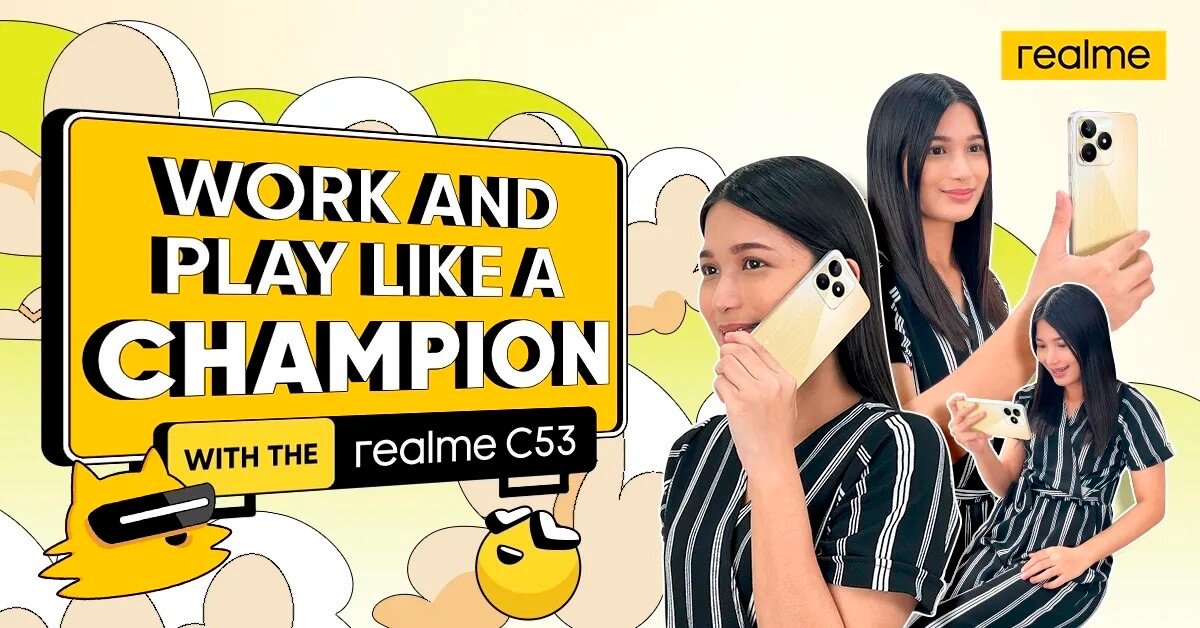 Work and Play Like a Champion with the realme C53 - Iconic MNL