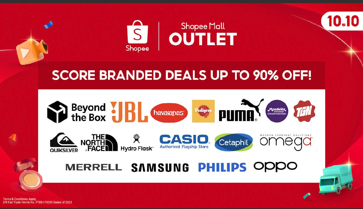 Shopee Mall Outlet: Get ready for massive discounts on top brands this ...
