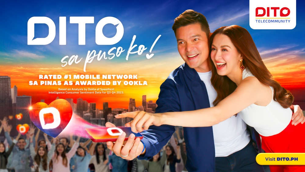 DITO Celebrates Ookla Win With Latest Campaign “Dito Sa Puso Ko”