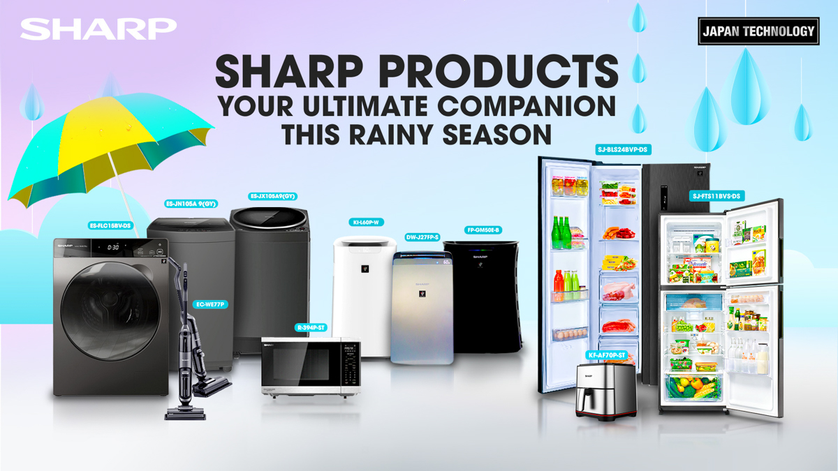 Beat the Rainy Blues with Innovative Sharp Products - Iconic MNL