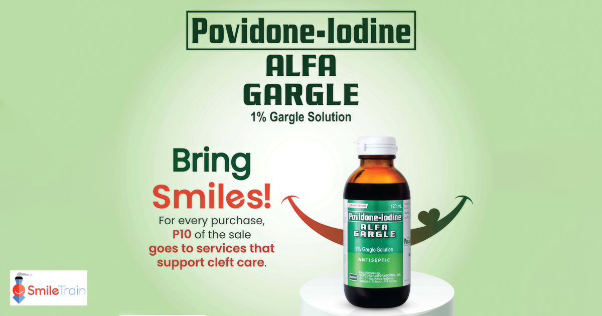 Alfa Gargle Helps Bring Smiles Through Smile Train Philippines - Iconic MNL