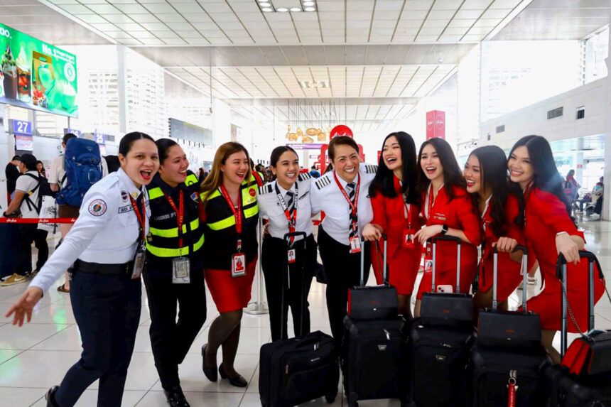 AirAsia Philippines Champions Women in Aviation with All-Female Flight ...
