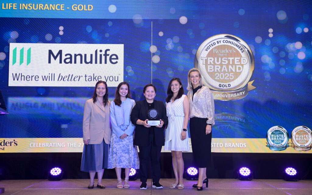 Manulife Philippines Receives Trusted Brand Award from Reader’s Digest ...