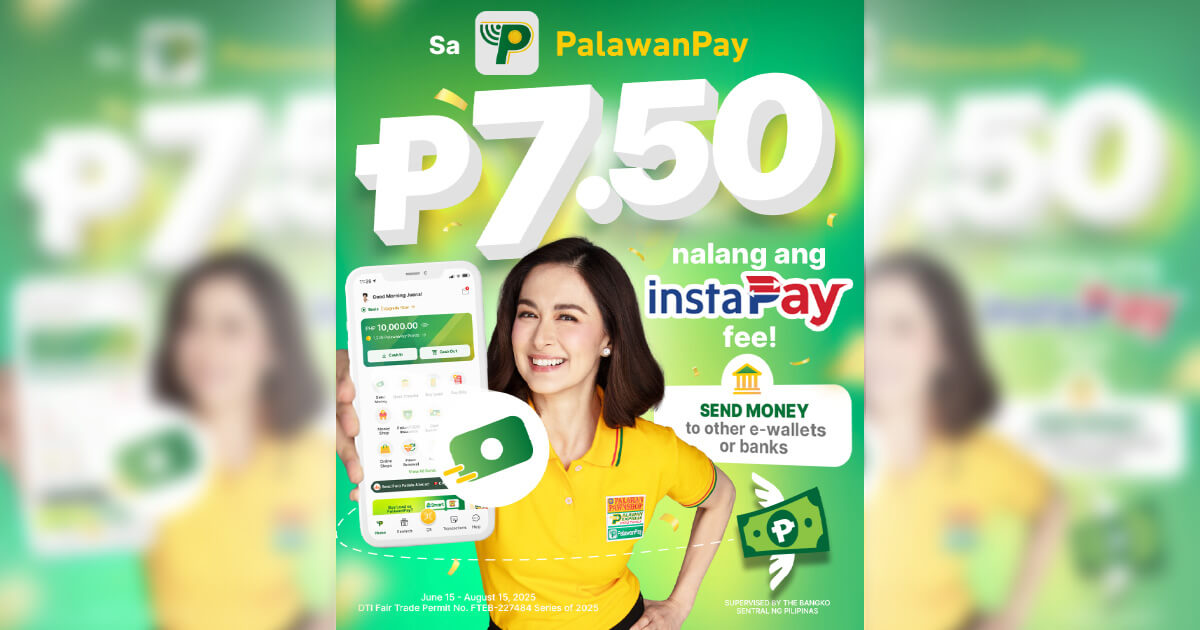 PalawanPay Makes Sending Money More Affordable with New PHP 7.50 ...