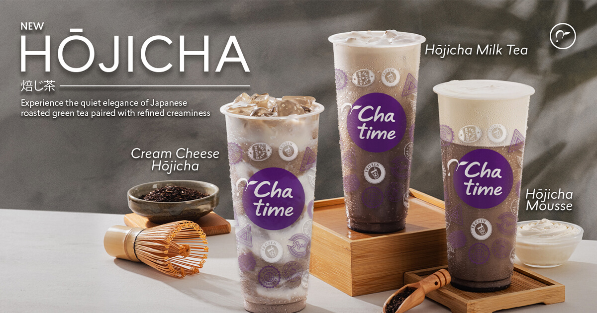 Chatime Philippines Introduces New Hojicha Series: A Bold Take on ...