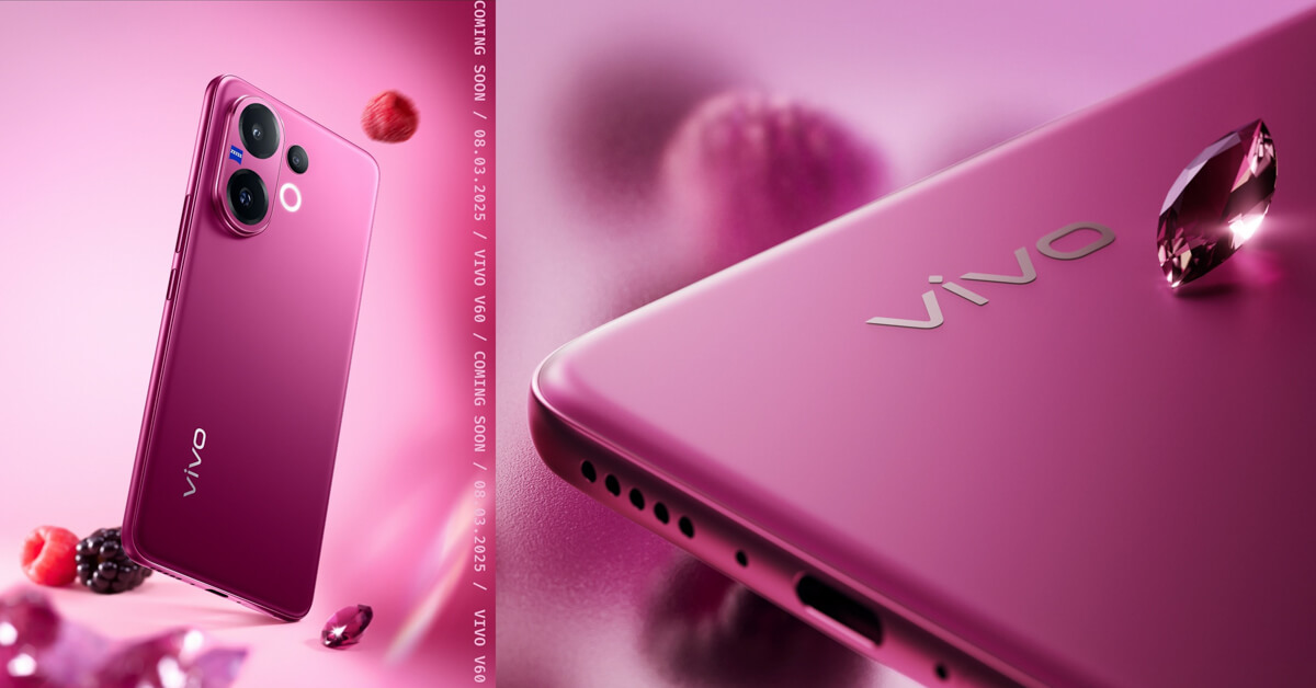 vivo V60 Launches in the Philippines on September 3 with Bold Berry ...
